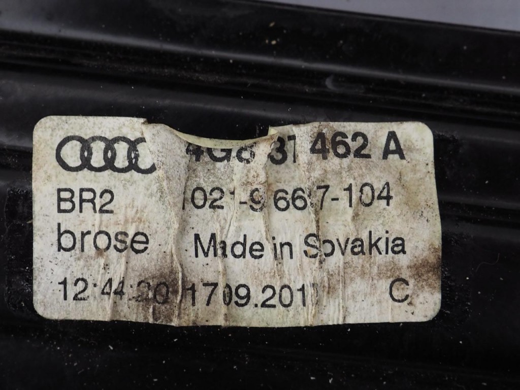 AP MECHANIZM SZYBY PRAWY PRZÓD 4G8837462A AUDI A7
