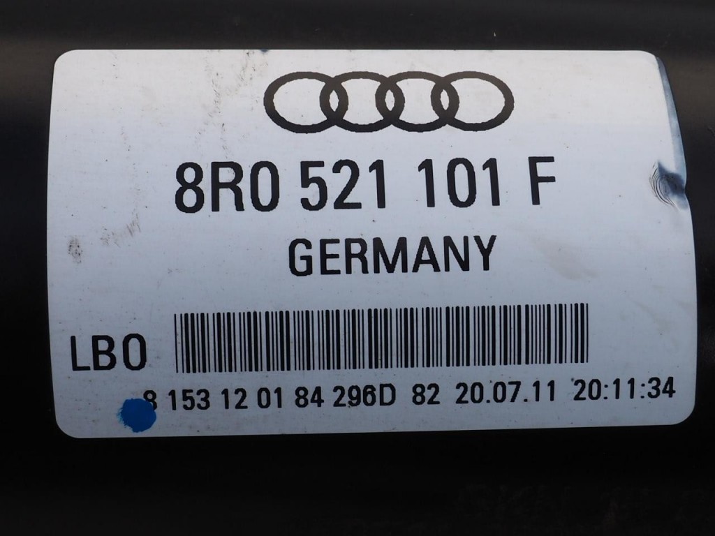 AP WAŁ NAPĘDOWY KARDANA 8R0521101F AUDI Q5 8R